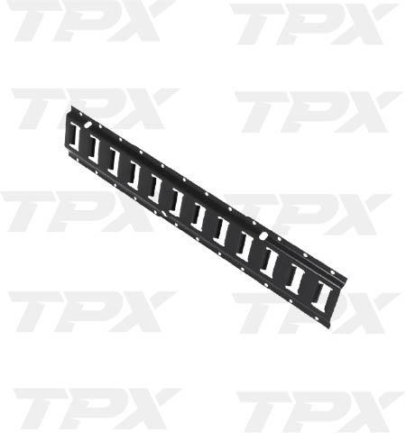 E-Track,10' Horizontal Style, 12ga., Powder Coat Black – TPX